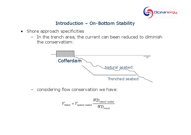 On-Bottom Stability in Shore Approaches | PDF