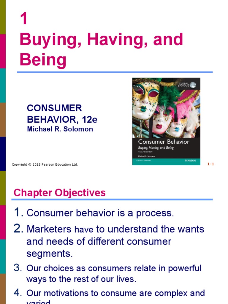 1 Buying, Having, and Being: Consumer Behavior, 12E | PDF | Consumer ...