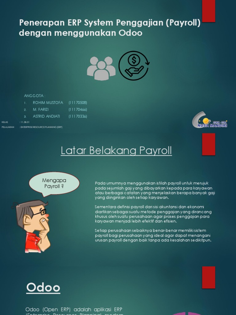 Penerapan ERP System Penggajian (Payroll) | PDF