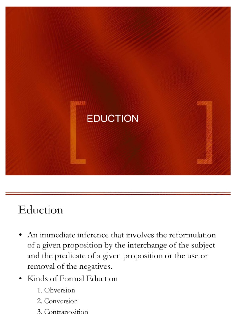 Rules in Conversion Obversion Contraposition and Inversion | PDF