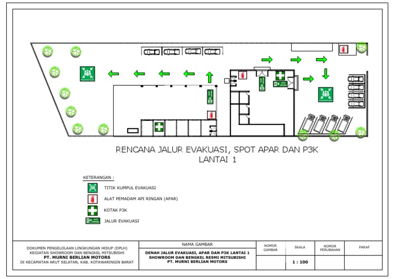 Desain Rencana Evakuasi | PDF