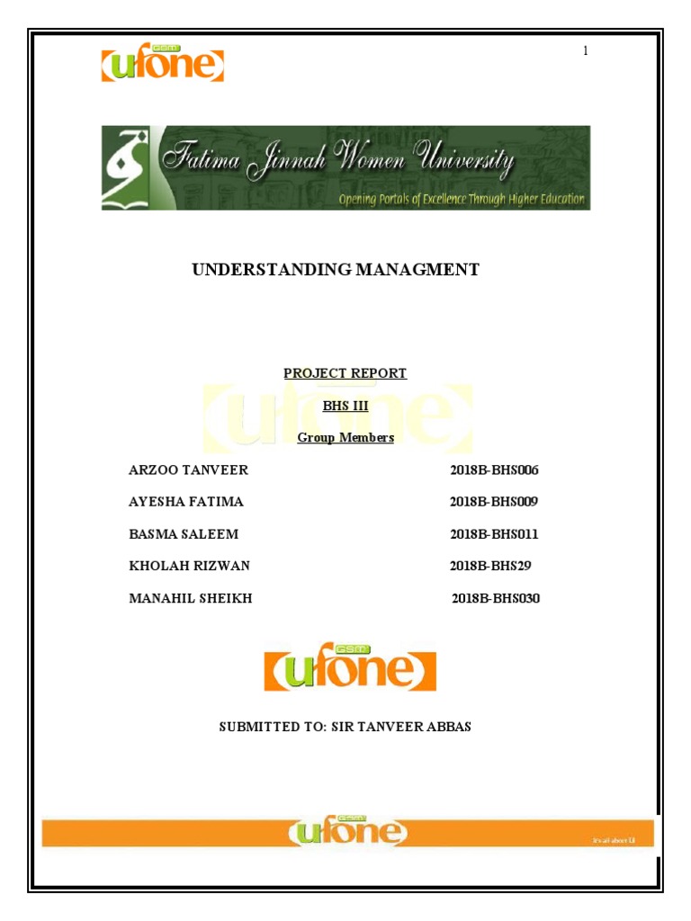 Ufone Report | PDF | Human Resources | Employment