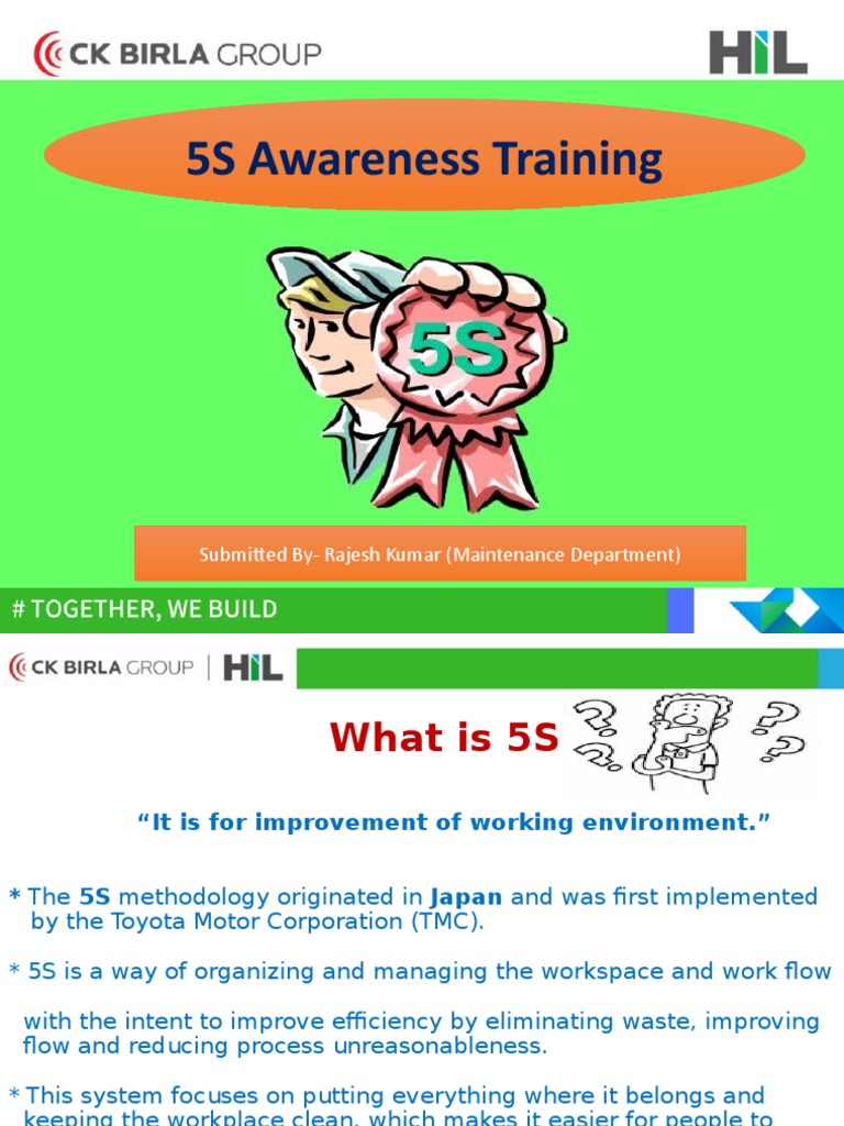 5S Awareness Training Overview | PDF | Business | Nature