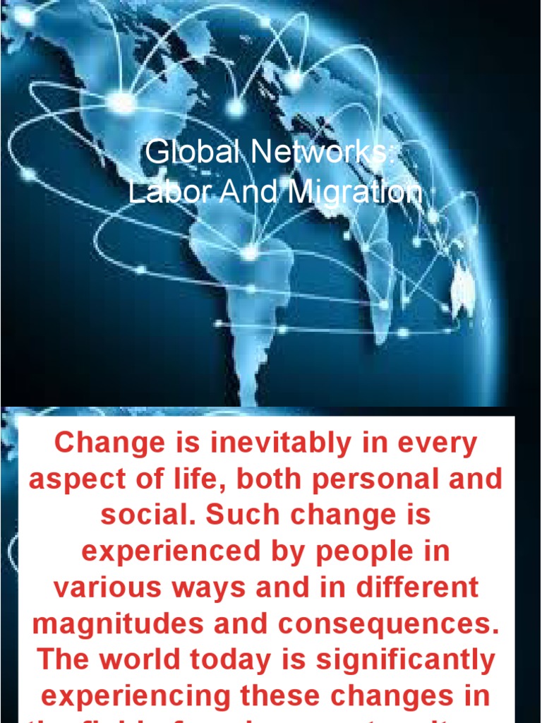 Global Networks: Labor and Migration | PDF | Human Migration | Labour Economics