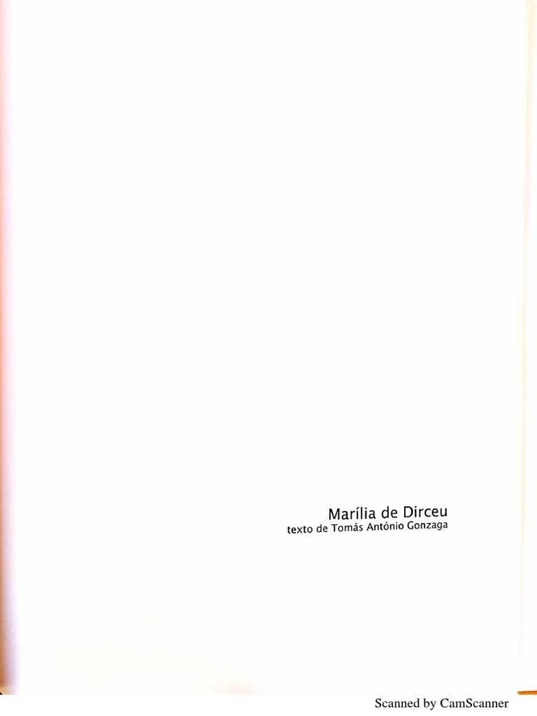 Marilia de Dirceu PDF | PDF