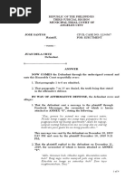 Sample Rejoinder Affidavit | PDF | Affidavit | Government