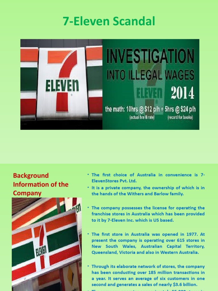 7-Eleven Scandal | PDF | Franchising | Employment