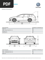 Volkswagen T-Cross Dimensions Overview | PDF | Length | Automotive ...