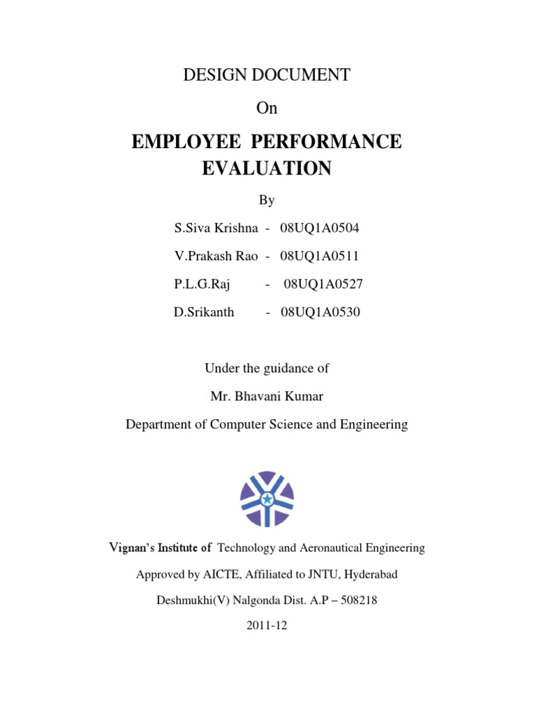Employee Appraisal System Design | PDF | Conceptual Model | Unified ...