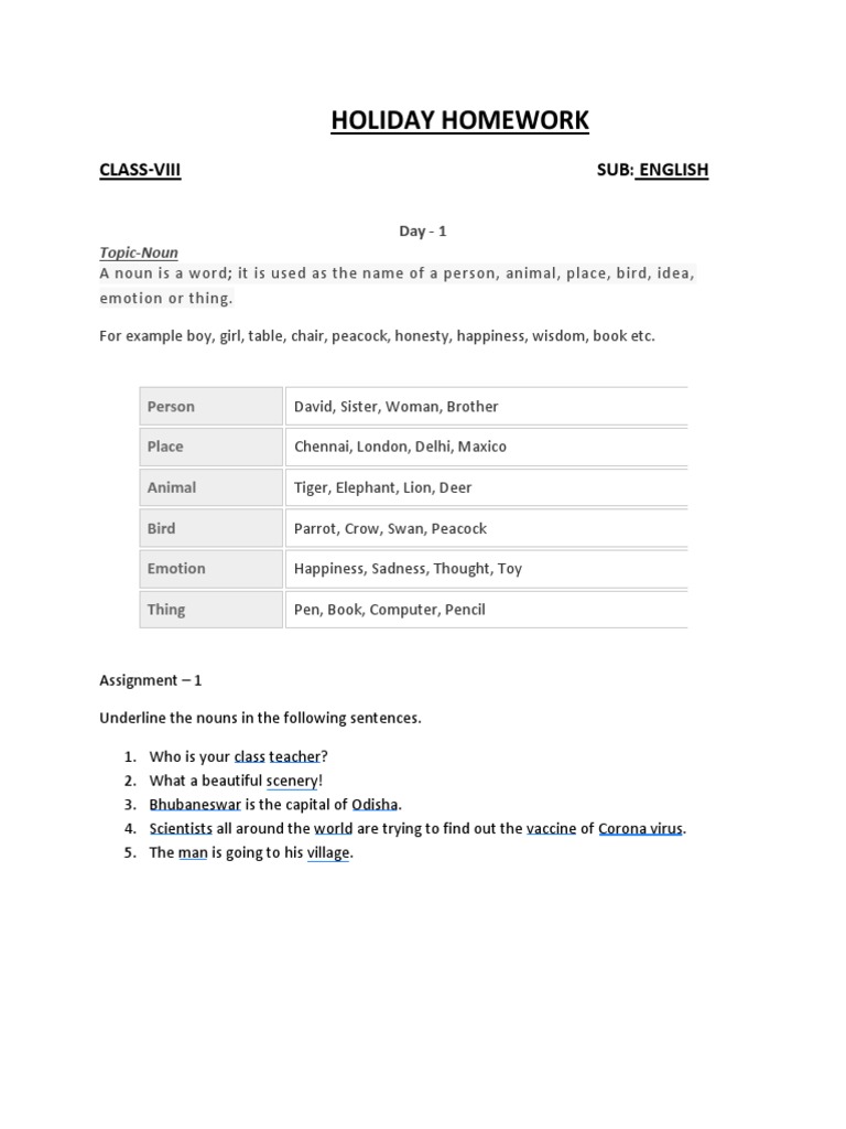 Grade 8 English Homework | PDF | Language Mechanics | Syntax