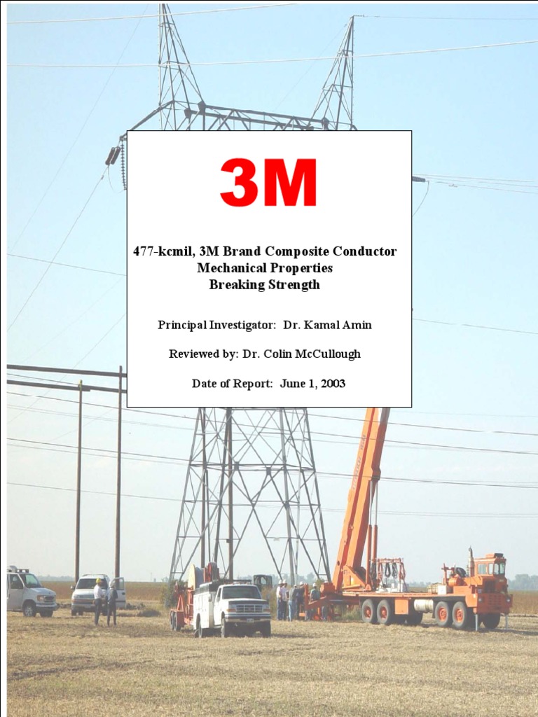 3M 477-kcmil composite conductor breaking strength | PDF | Fracture ...