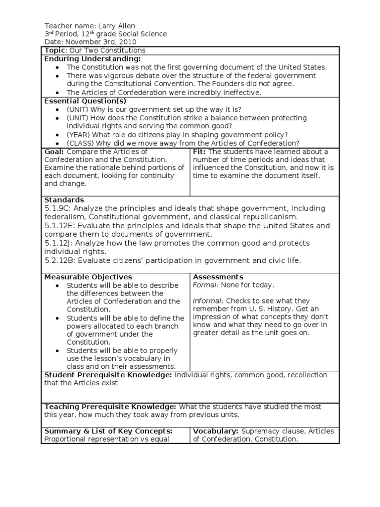 RD TH: Formal: None For Today. Informal: Checks To See What They | PDF ...