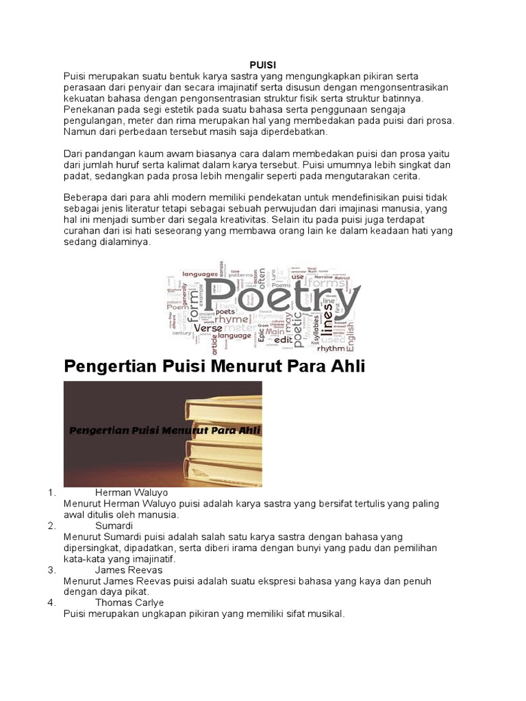 PUISI | PDF | Klasik | Fiksi Umum