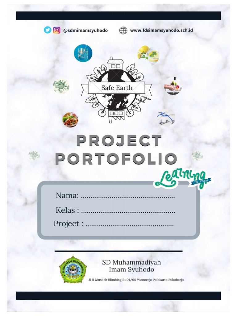 Lembar Proyek Portofolio Kelas 6 SD | PDF