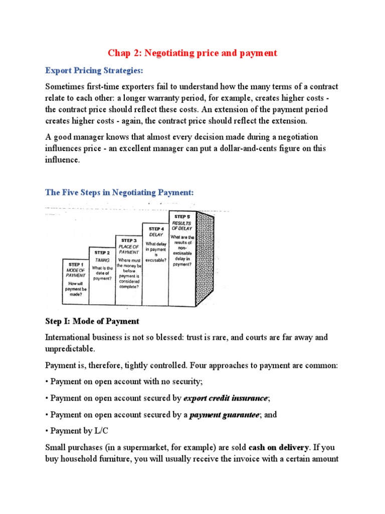 Export and Exporting Contract | PDF | Letter Of Credit | Corporate Law