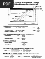 DoD Earned Value Management Gold Card | PDF