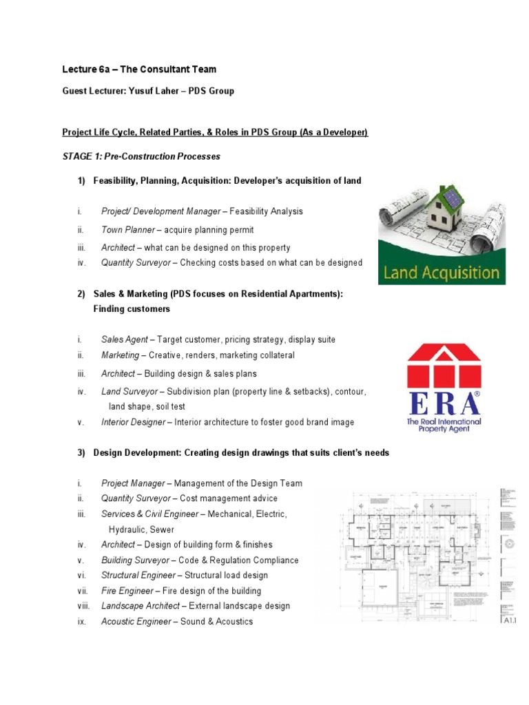 Lecture 6a Summary | PDF | Architect | Design