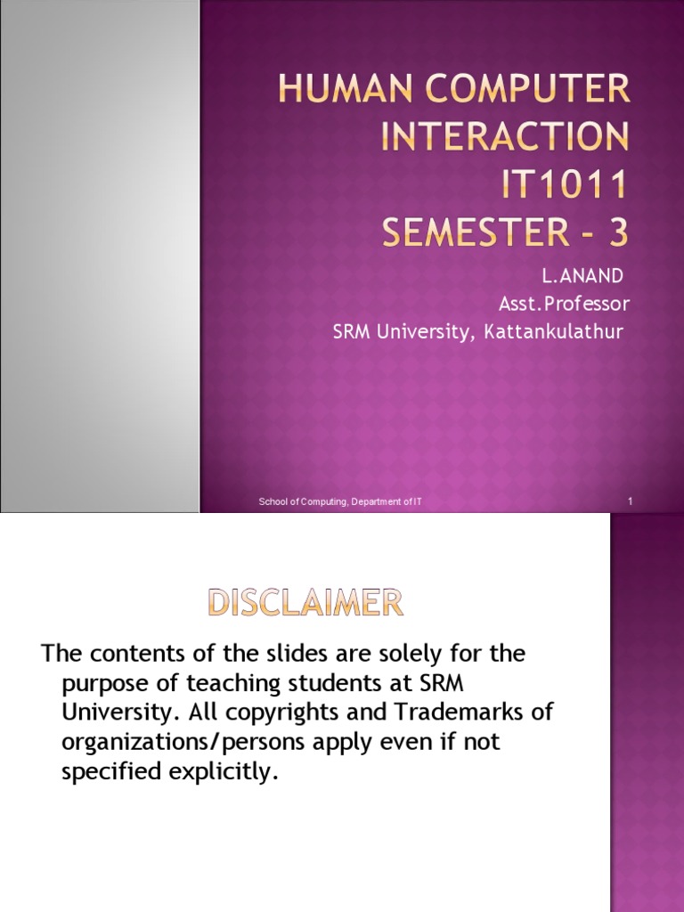 Unit 2 | PDF | Usability | Human–Computer Interaction