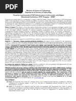 FIST DST Proposal Modified | PDF | Conflict Of Interest | Postgraduate ...