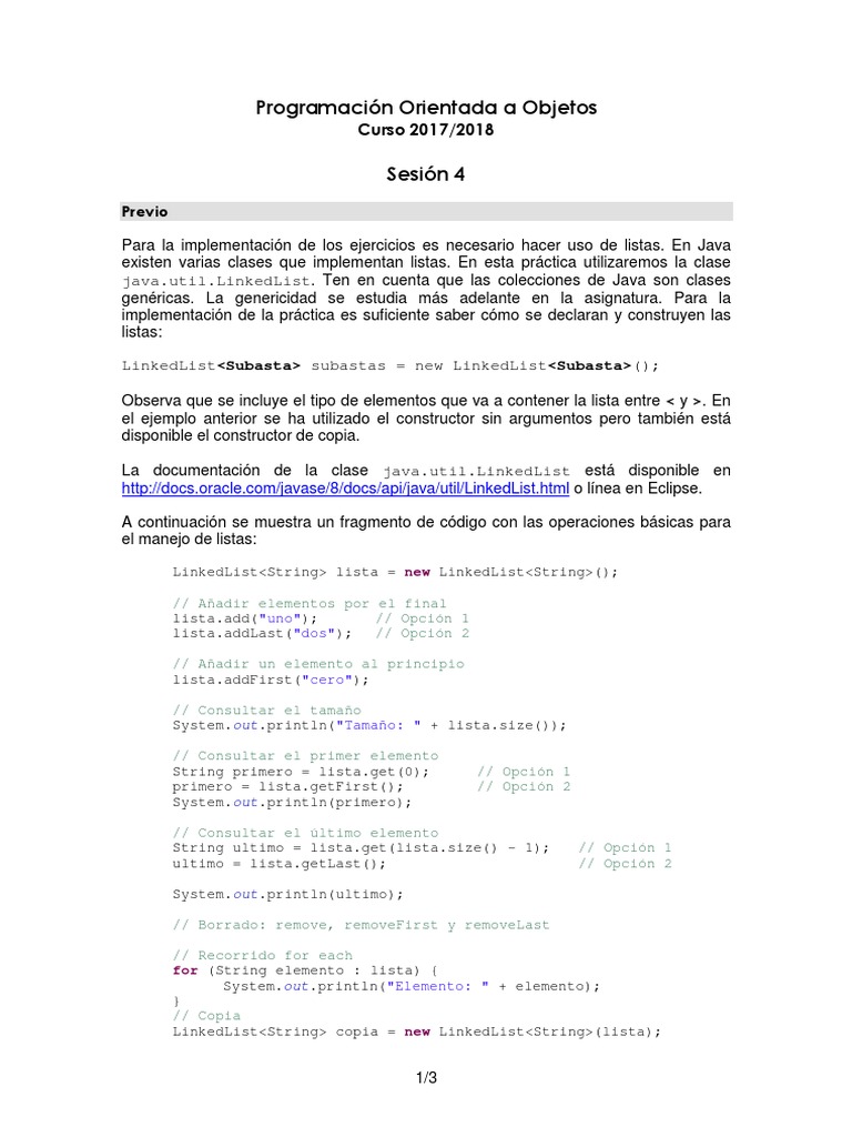 Taller Clase y Objetos Sesion4 | PDF | Subasta | Java (lenguaje de programación)