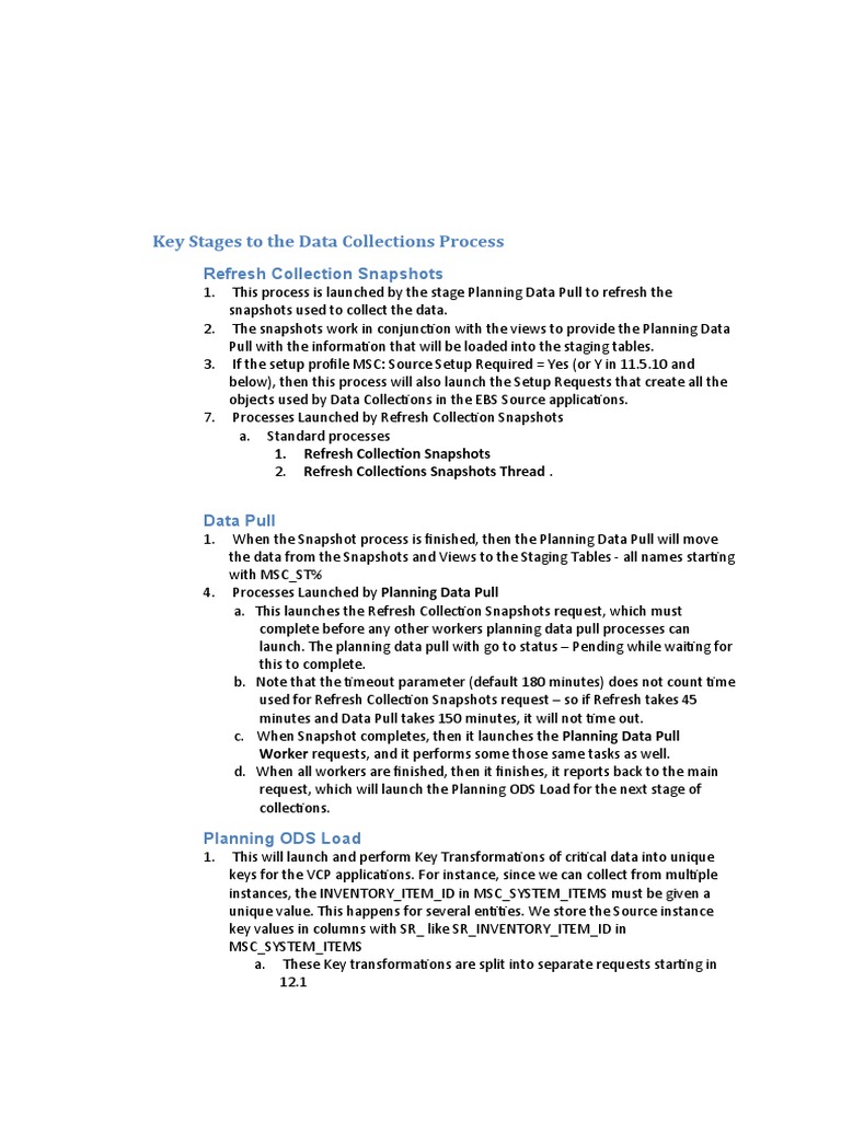 Key Stages To The Data Collections Process | PDF | Information ...
