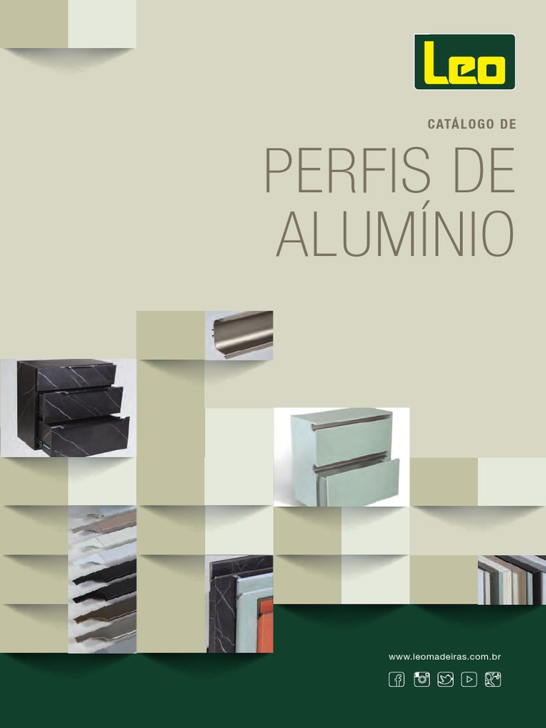 Catálogo De Perfis De Alumínio Leo Pdf Rifle Materiais