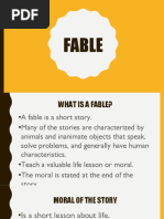 Story Map Exercise: A "FABLE" Is A Short Story That Typically Has ...
