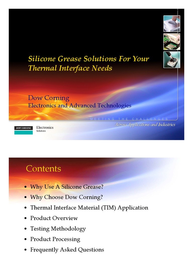 Dow Corning TC-5022 | PDF | Silicone | Electrical Resistance And Conductance