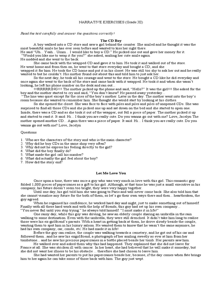 Read The Text Carefully and Answer The Questions Correctly! | PDF