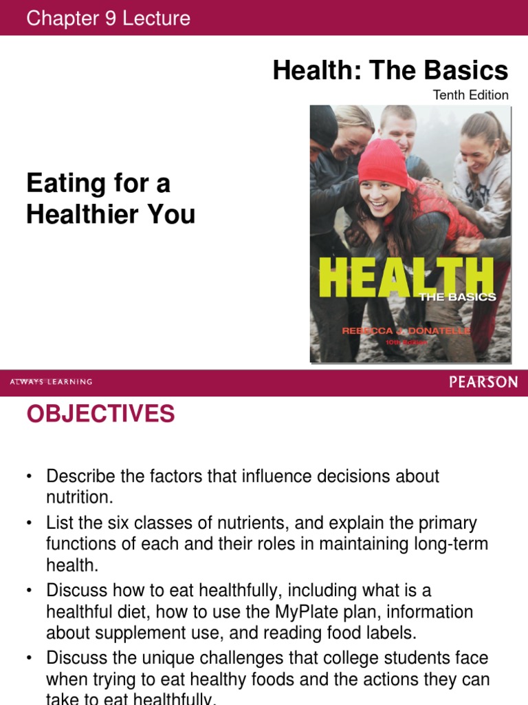 Chapter 9 Lecture, Health, The Basics | PDF | Saturated Fat | Diet ...