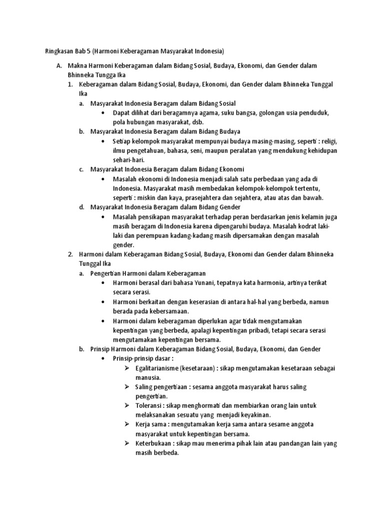 Ringkasan Bab 5 | PDF
