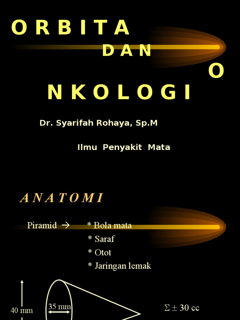 Orbita O Nkologi: Dr. Syarifah Rohaya, SP.M Ilmu Penyakit Mata | PDF ...