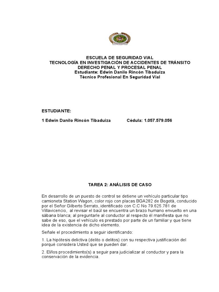 Analisi Caso 2 Edwin Rincon | PDF | Juez | Derecho Constitucional