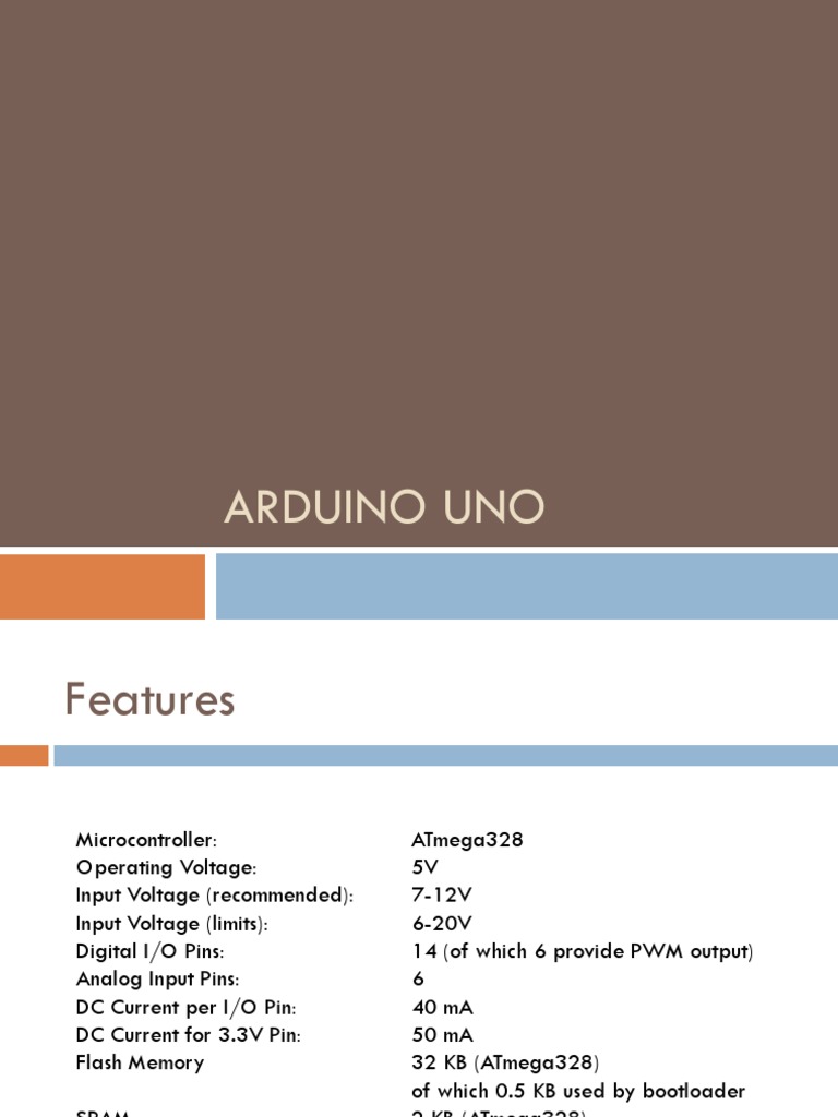 02 ArduinoUNO | PDF | Integer (Computer Science) | Electrical Engineering