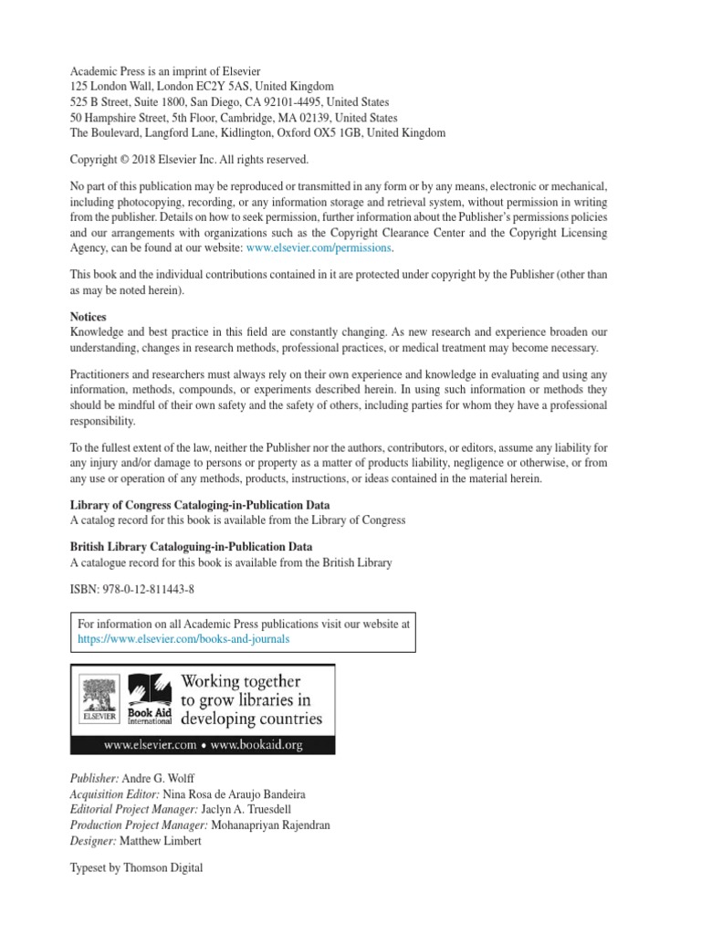 Notices: Publisher: Acquisition Editor: Editorial Project Manager ...