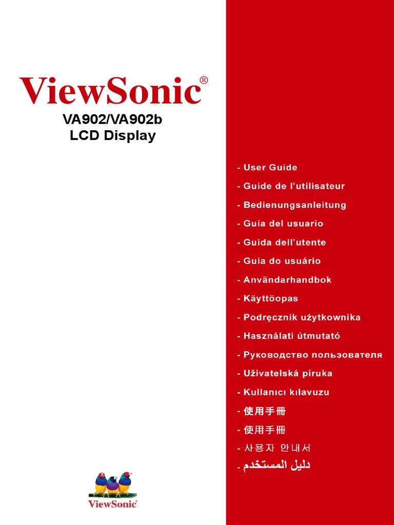 Monitor ViewSonic VA902b | PDF | Display Resolution | Thin Film ...