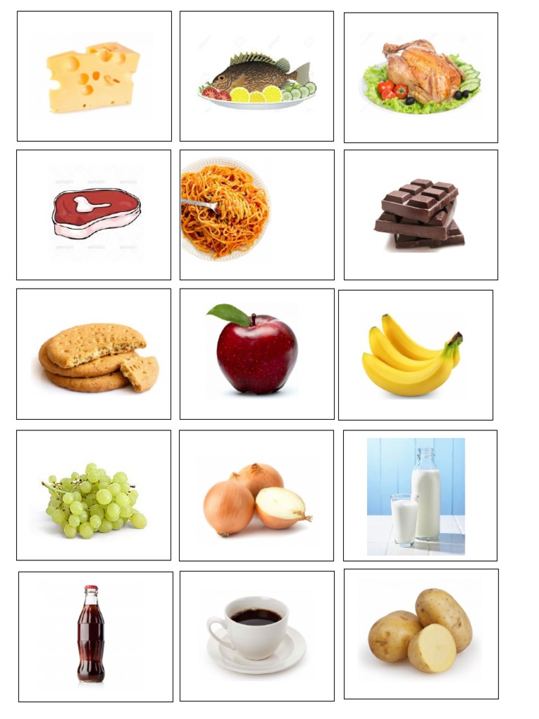 Food Memory Game | PDF