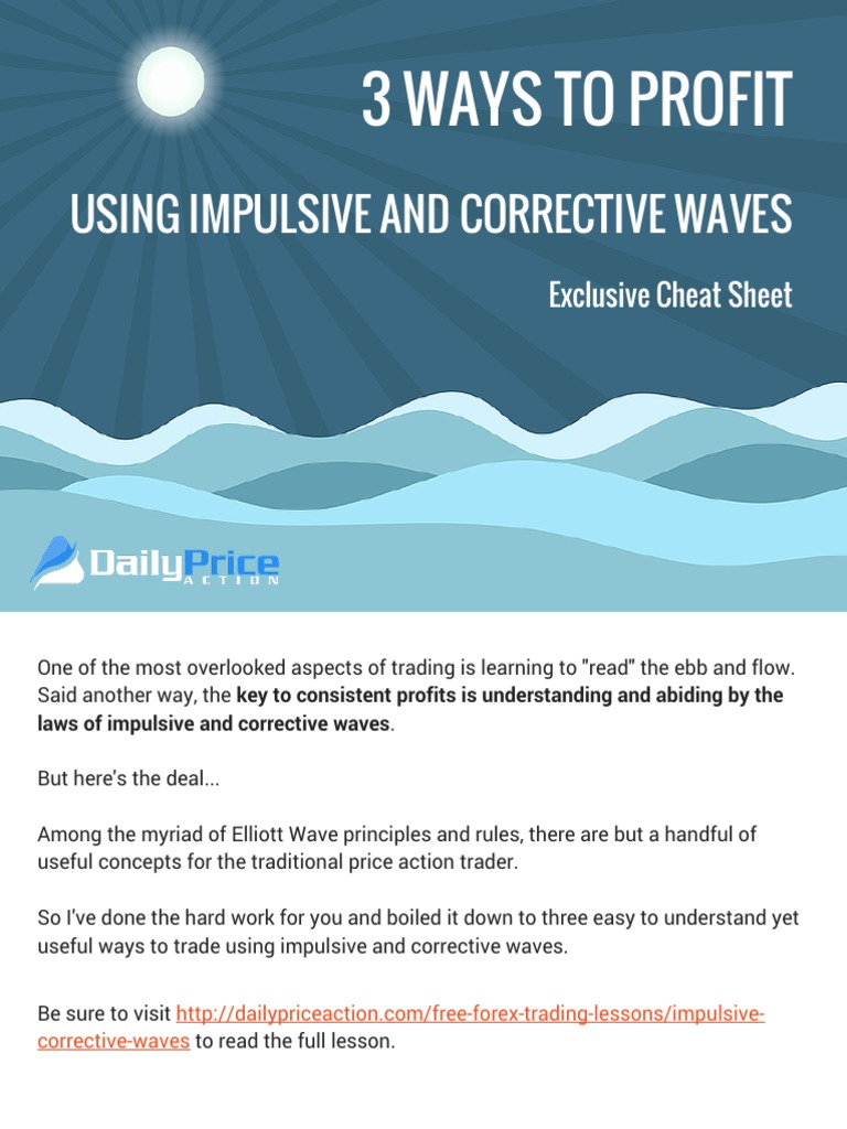 Impulsive and Corrective Waves Cheat Sheet | PDF | Market Trend ...