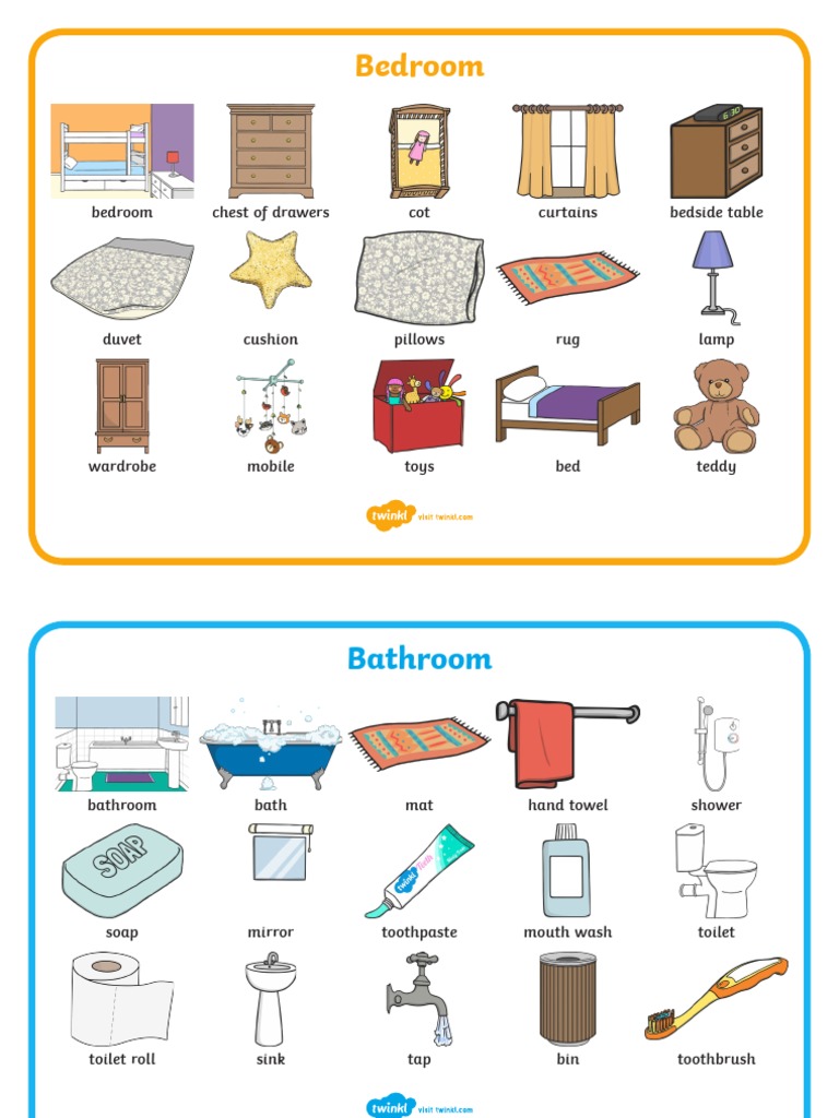 Bedroom: Bedroom Cot Chest of Drawers Curtains Bedside Table | PDF
