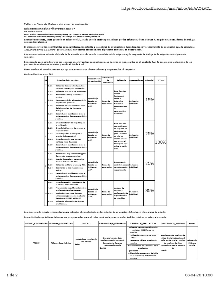 TBD Descriptor v2 | PDF | Oracle Corporation | Bases de datos