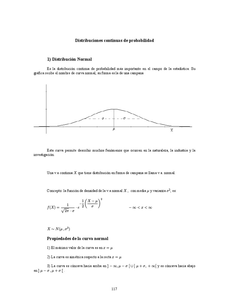 Modelos Continuos de Probabilidad (Finanzas) | PDF | Distribución normal | Función de densidad ...