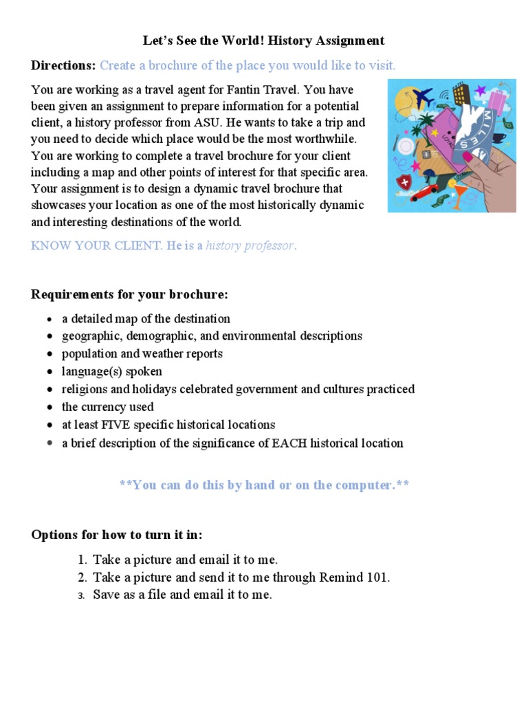 History Vacation | PDF