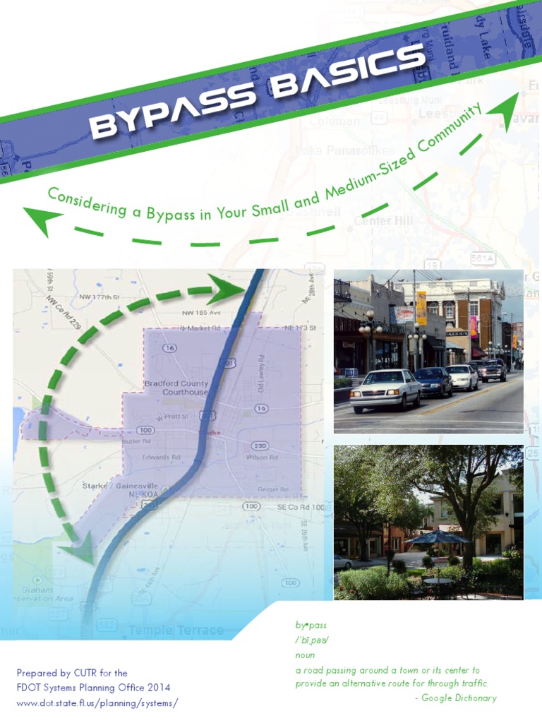Bypass Basics Brochure 2014 PDF | PDF | Street | Traffic