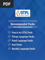 GTPL - Channel Mumber List | PDF | Television | Broadcasting
