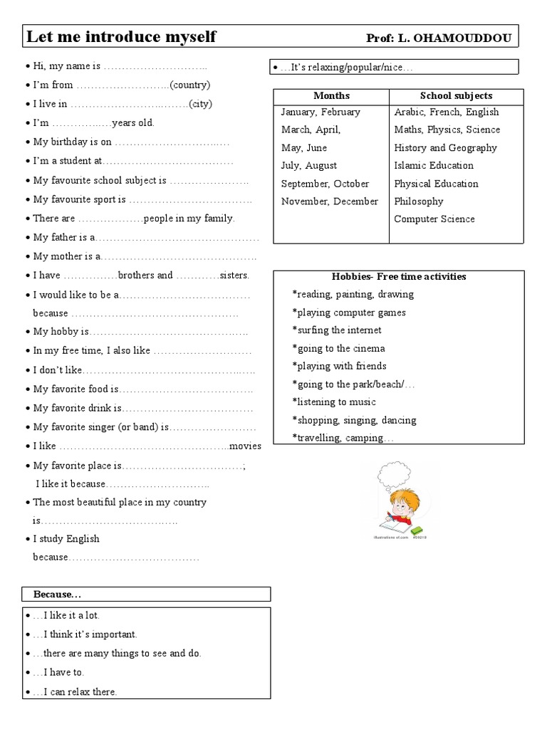 Let Me Introduce Myself | PDF