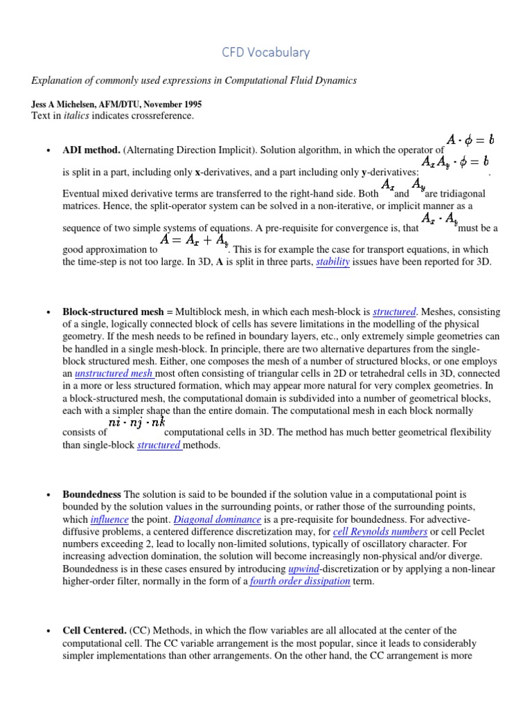 CFD Vocabulary: Explanation of Commonly Used Expressions in ...