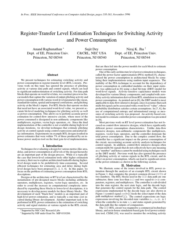 Register-Transfer Level | Download Free PDF | Electrical Engineering ...