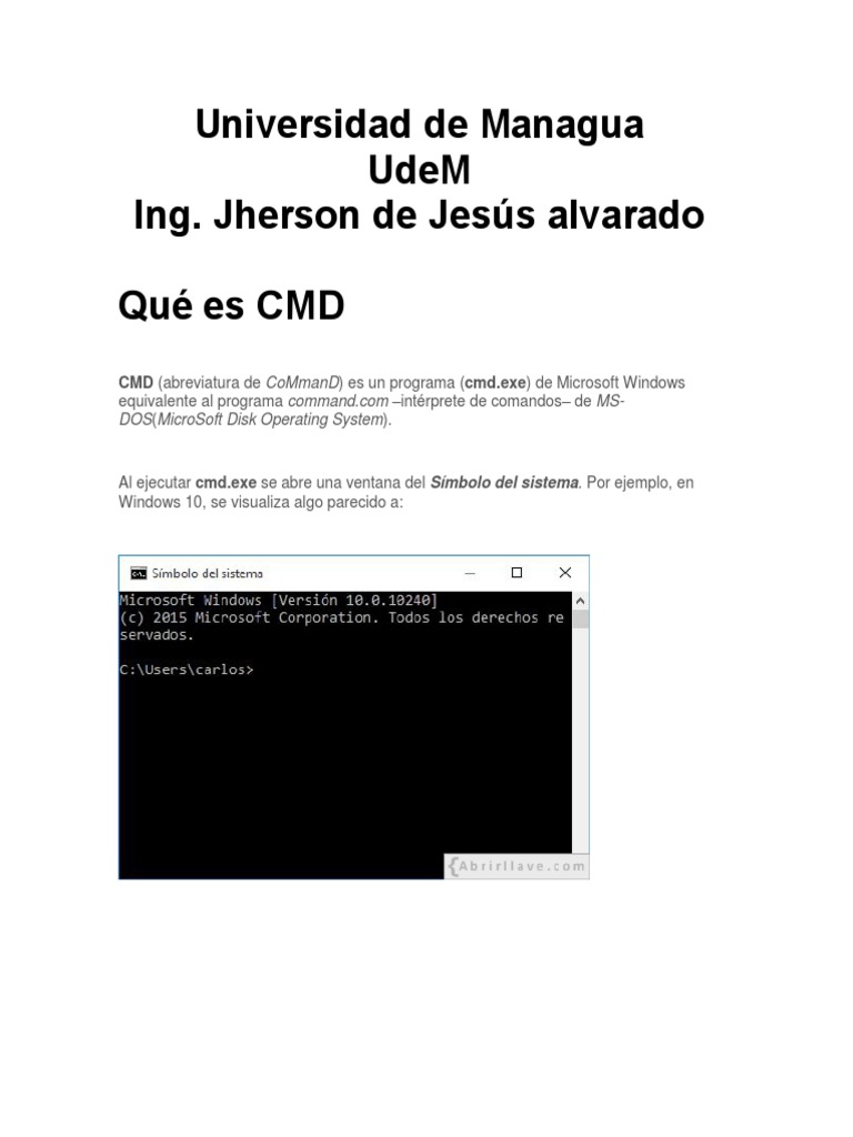 CMD PDF | PDF