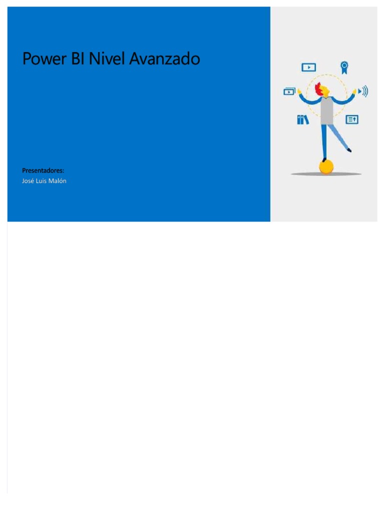 Power Bi Nivel Avanzado | PDF | Aprendizaje automático | Predicción