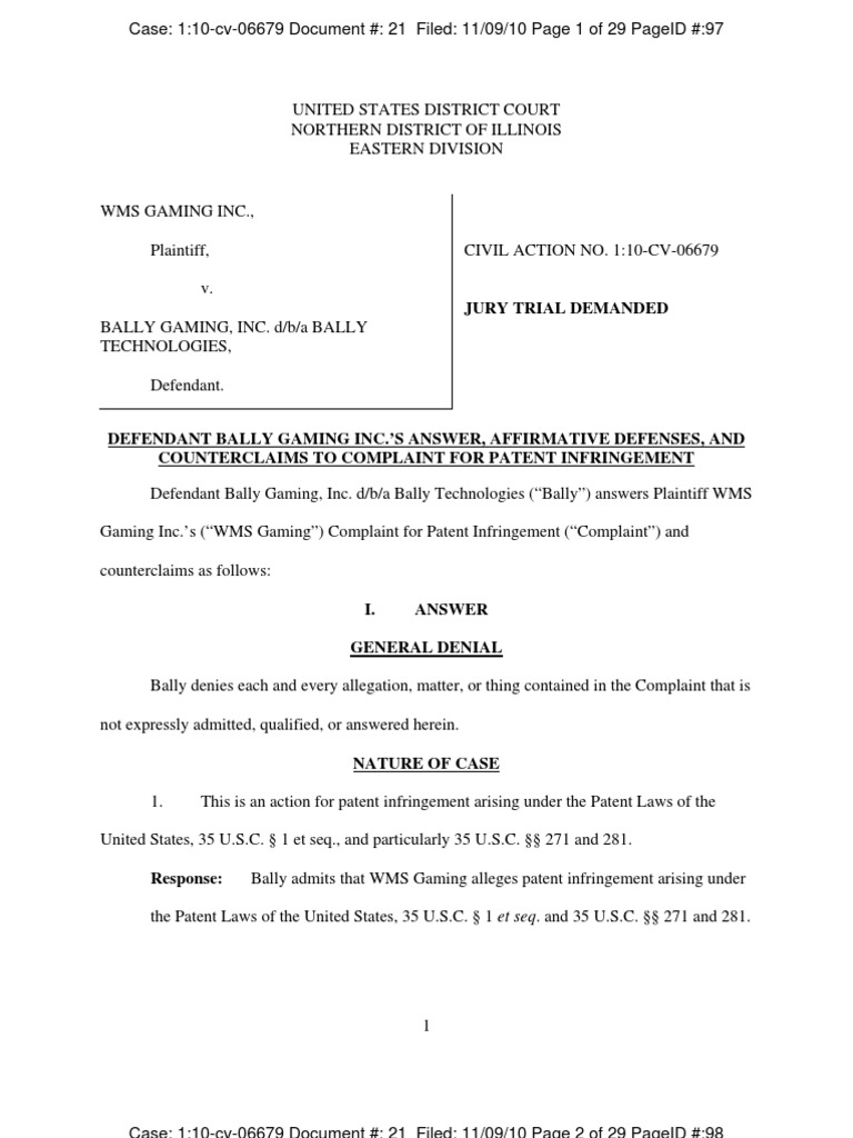 Reply 21 Main | PDF | Prior Art | Declaratory Judgment